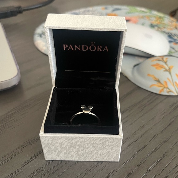 Pandora | Jewelry | Pandora X Disney Mickey Ring Size 8 Sterling Silver ...